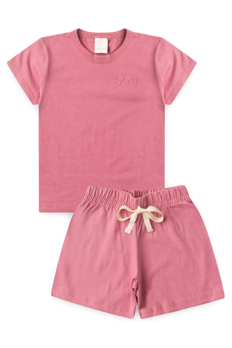 Conjunto Infantil Verão Bordado Logo Duma Kids